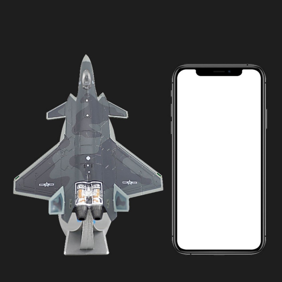 1/144 Scale Chinese Air Force Chengdu J-20 Fire Fang Fighter Plane ...