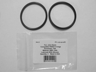 2 Compatible John Deere P50631 O-rings / R&S 3.53-49.2JD / H4A Material ...