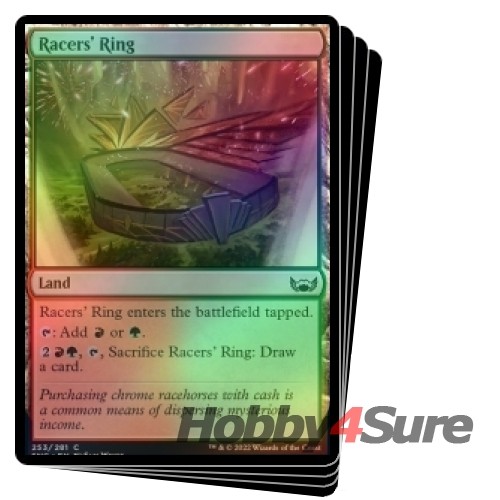 Foil Racers' Ring X4 M/NM Magic: The Gathering MTG Streets Of New ...