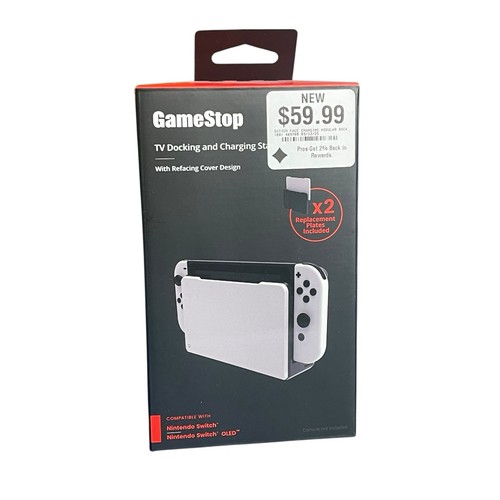 Nintendo Switch OLED White Docking & Charging Station GameStop Open IN ...