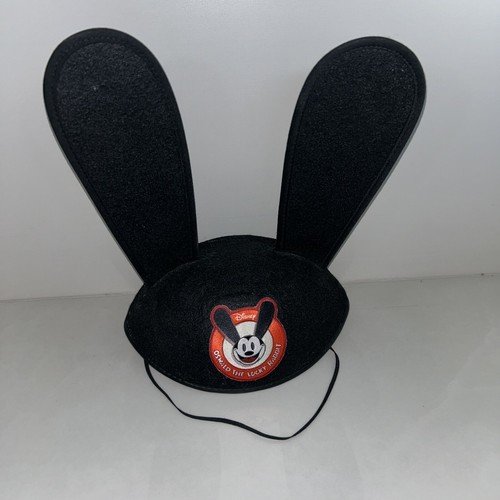 Disney Parks Oswald the Lucky Rabbit Ears Hat Cap Retro Black Adult | eBay