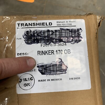 NEW SHRINKABLE BOAT COVER RINKER 170 OB TRANSHIELD F2670.0-3624 Storage ...