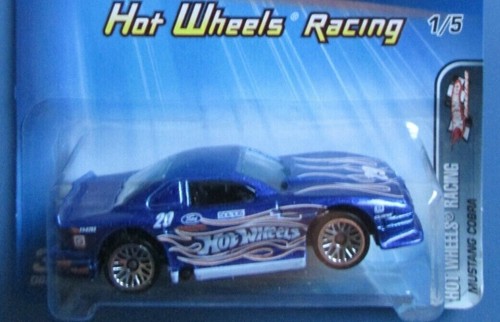 2005 Hot Wheels #86 Racing 1/5 Mustang Cobra - Blue | eBay UK