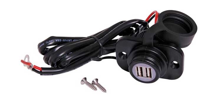Dual USB Panel Mount Weatherproof Charging Socket | eBay