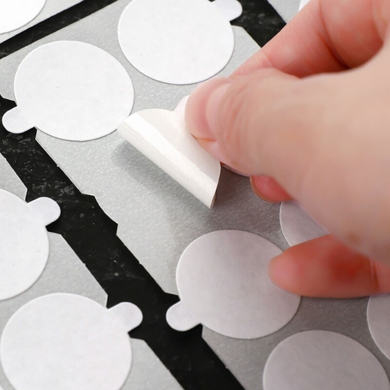 25mm Double Sided Seal Wax Stamp Stickers Self Adhesive Round Circle ...