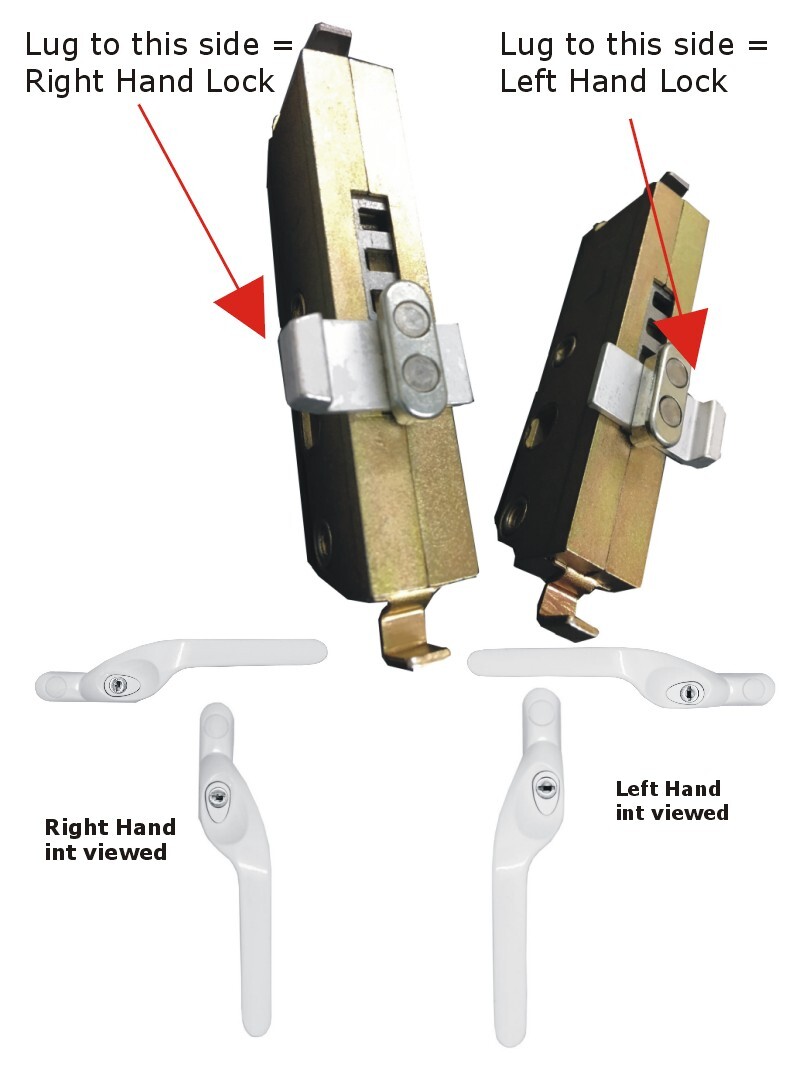 Anglian Upvc Window Shoot Bolt Centre Lock Gearbox Left Or Right Hand ...