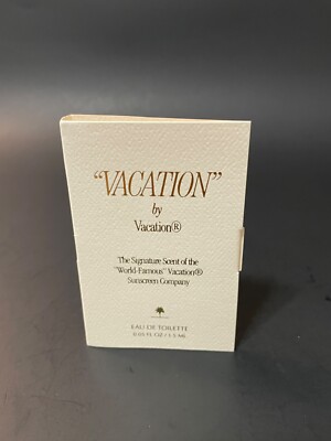 “VACATION” BY VACATION WOMENS FRAGRANCE SAMPLE NEW Vial with original ...
