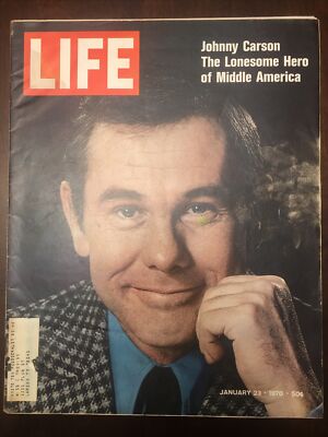 Life Magazine January 23, 1970 Johnny Carson Lonesome Hero of Middle ...