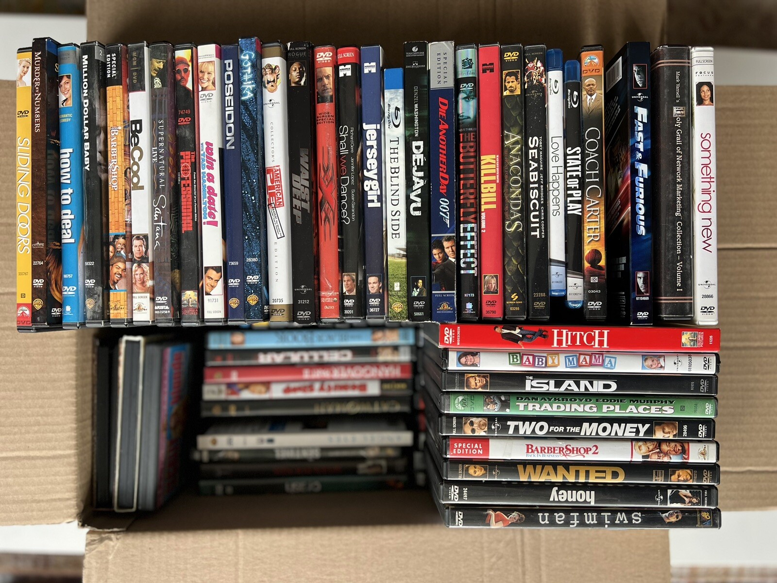 Lot Of 88 DVDs & Blu-Ray (Blockbuster Films, Action, Adventure, Drama ...