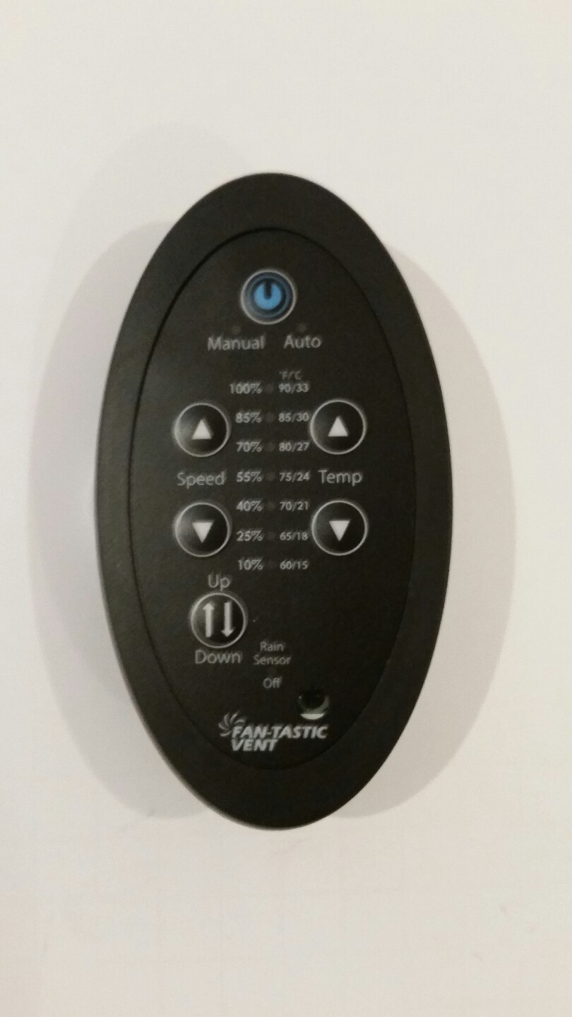 Fan-Tastic Vent 6300/7300 Series RV OEM Camper Wall Mounted Vent Controller