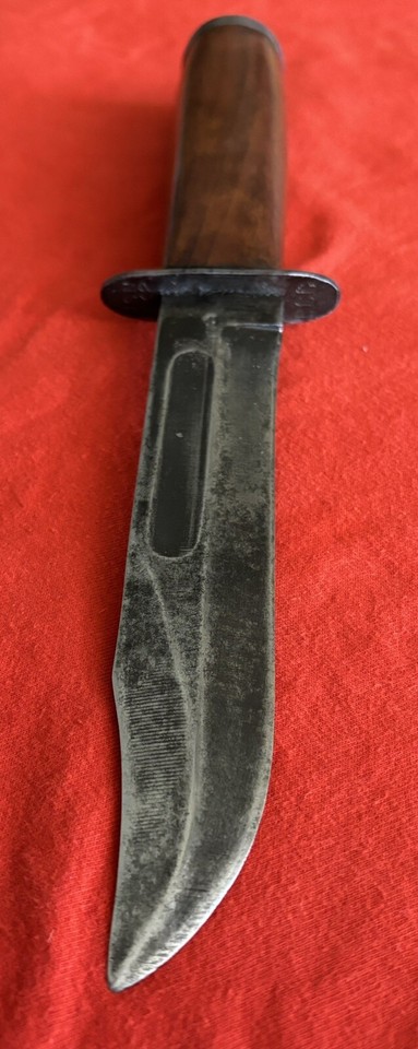WW2 ROBESON RCC - MK2 - USN - FIGHTING KNIFE - NEW WOOD HANDLE & NEW ...
