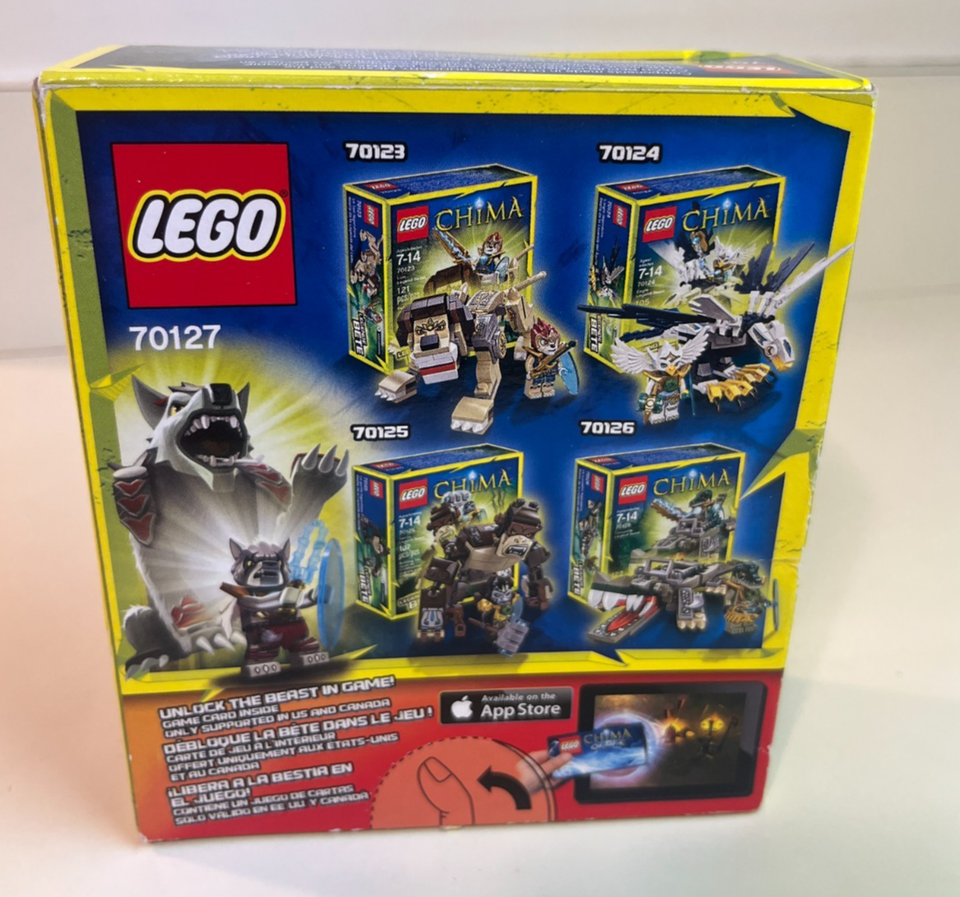 LEGO Legends of Chima: Wolf Legend Beast, 70127, 111 Pieces, Damaged ...