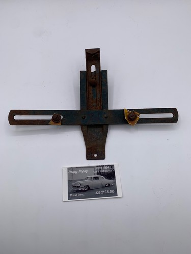 1939 Chevrolet license bracket trunk accessory Guide Mater visor trim ...