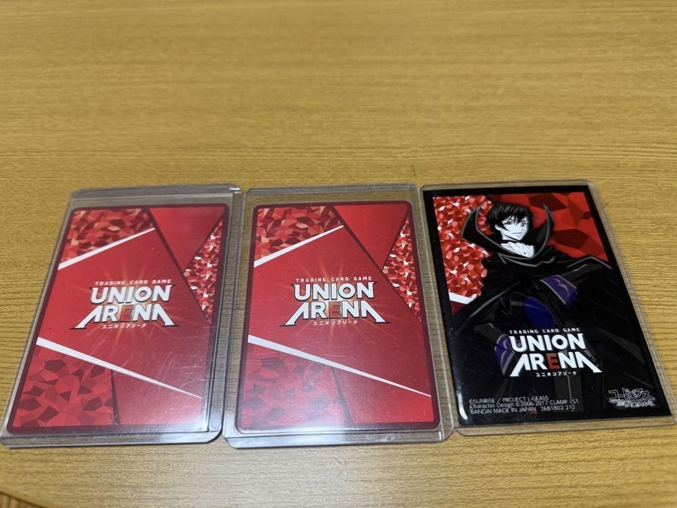 Union Arena Code Geass 3-Piece Promo Trading Card Set C.C. Shirley New ...