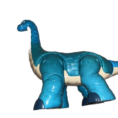 Fisher Price Imaginext Apatosaurus Blue Dinosaur | eBay