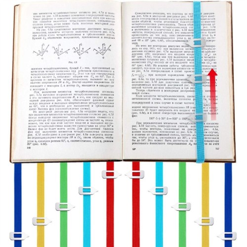 Mark Personality Fixing Rope Book Clip Retractable Flexible Bandage ...