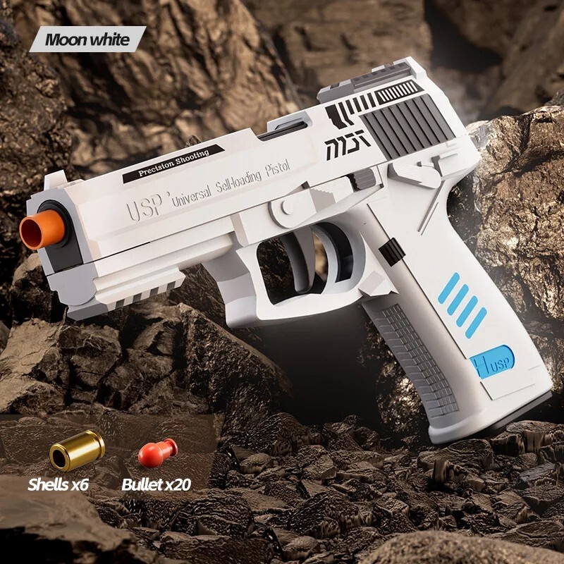 🔫 USP Soft Bullet Foam Blaster Shell Ejecting Toy Gun for Kids! | eBay