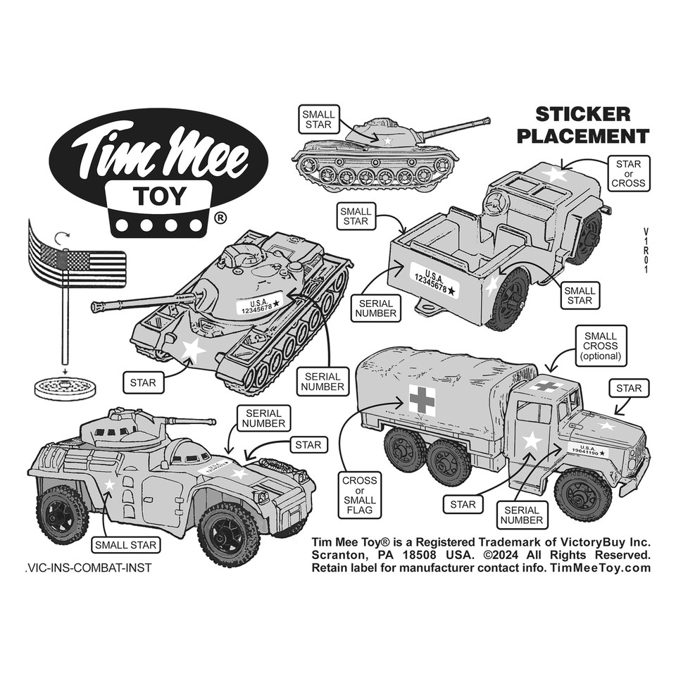 Tim Mee Processed Plastic Army Men OD Green Tan Truck Tank Armored Car ...