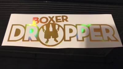 JDM DECALS STICKERS Boxer Dropper SEVERAL COLORS AVAILABLE | eBay