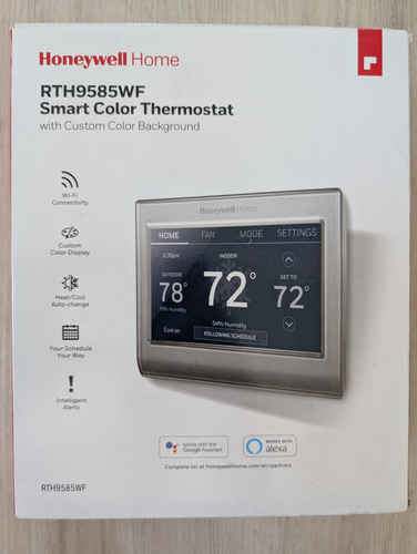 Honeywell Home RTH9585WF1004 WiFi Smart Color Thermostat 7 Day ...