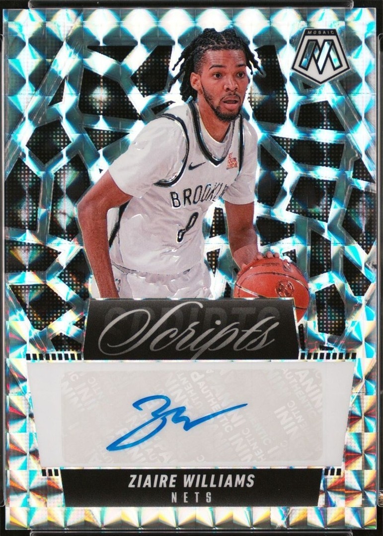 2024-25 Panini Mosaic - Scripts Ziaire Williams, Ziaire Williams #MS ...