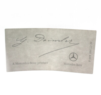 Mercedes-Benz G Daimler Signature Sticker Glass Windscreen A0045847338 ...
