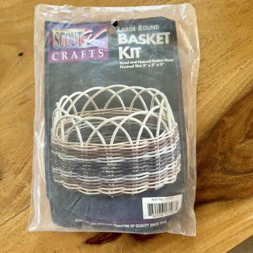 Scout Craft Large Round Basket 5” X 5” x 5” Sealed Kit | eBay