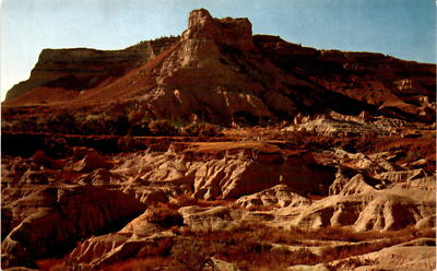 Scottsbluff National Monument Postcard with Nebraska Badlands - P7948 ...