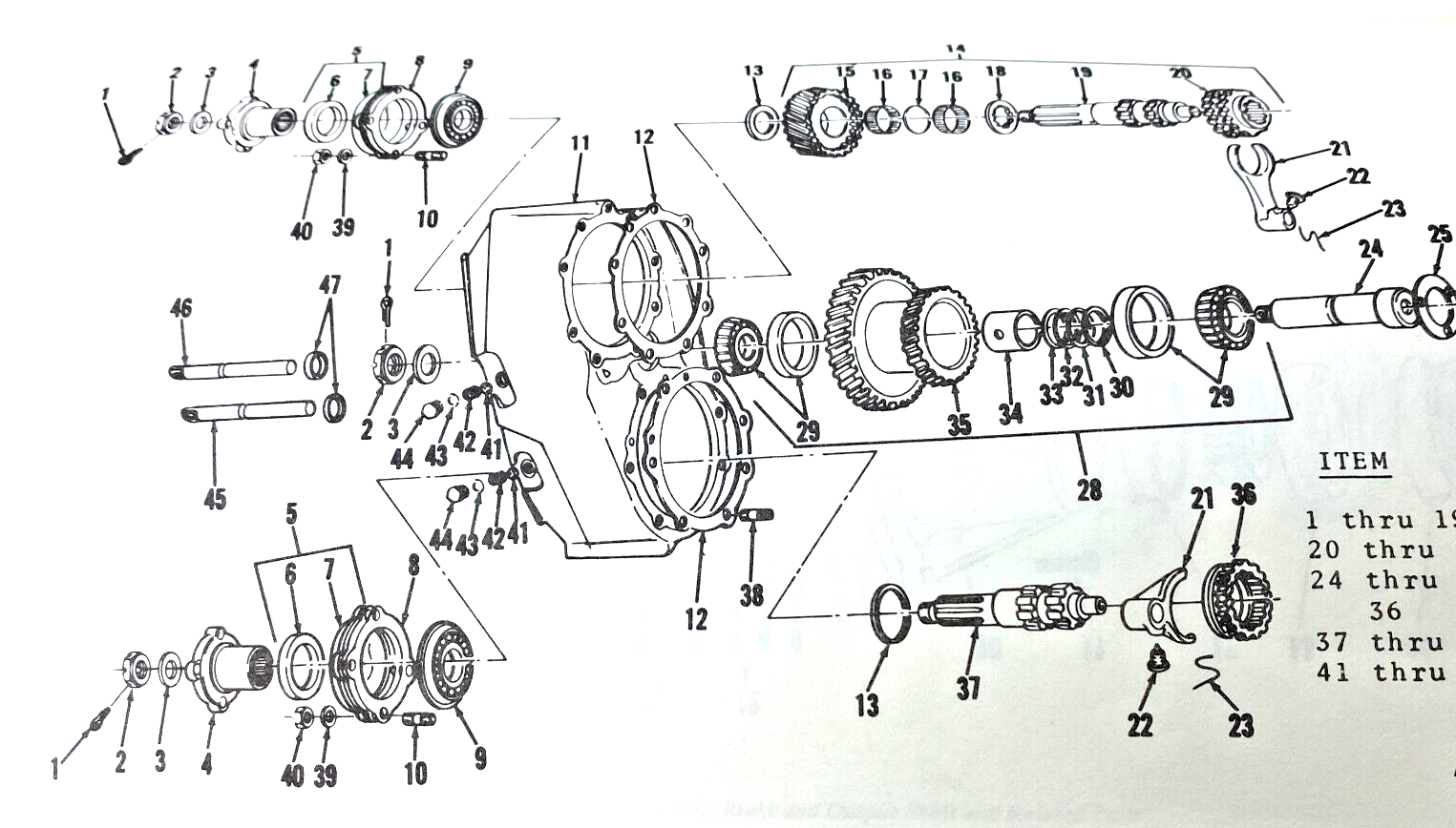 Kaiser Jeep M715 M725 M726 1-1/4ton 4x4 Transfer Case Idler Gear ...