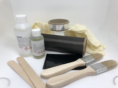 Fishing Pole/Rod Repair Kit Complete DIY Carbon Fibre/Fiber Kit. The ...