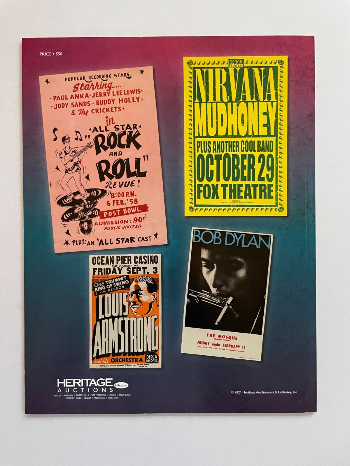 Heritage Auction Catalog VINTAGE MUSIC POSTERS July 16-18, 2021 | eBay