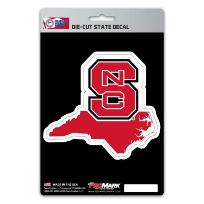 NC State Wolfpack State Design 5x7 Auto Decal [NEW] Car Truck Sticker ...