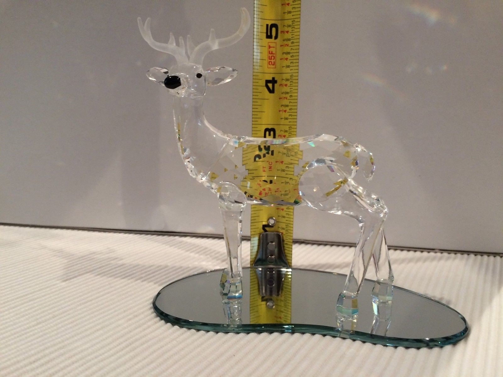 Crystal Deer Figurine -Buck Crystal Collectible- | eBay