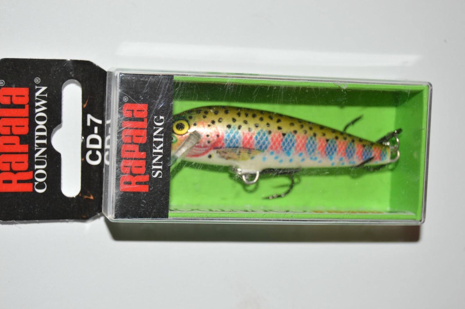 rapala cd-7 cd07 rt rainbow trout sinking minnow countdown 2.75" 1/4oz 5'-8' | eBay