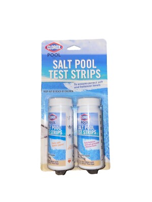 Clorox Pool Salt Pool Test Strips Test Salt Levels & Test Balancer ...