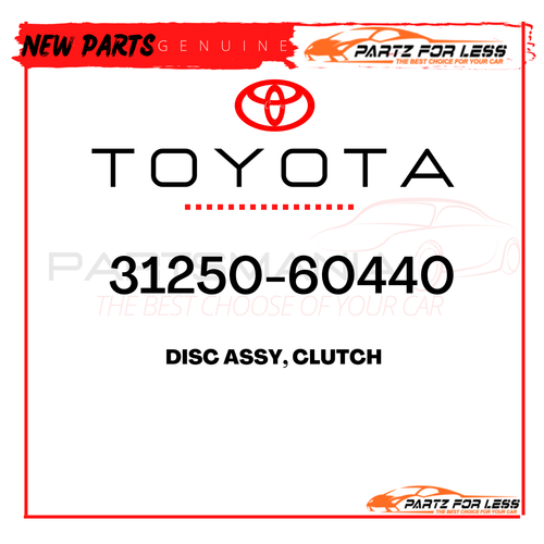 31250-60440 TOYOTA GENUINE DISC ASSY, CLUTCH 3125060440 NEW OEM | eBay
