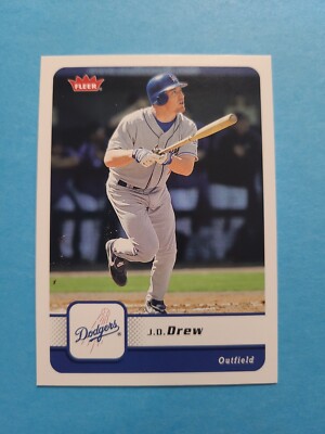 J.D. DREW 2006 FLEER BASEBALL CARD # 142 G1727 | eBay