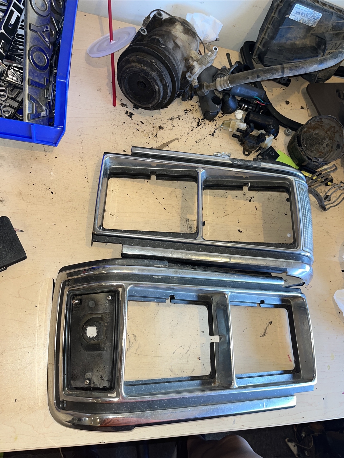 Toyota Land Cruiser FJ60 FJ62 BJ60 BJ62 HJ62 Headlight Bezel | eBay