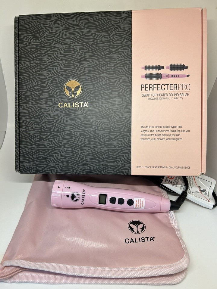 Calista Perfecter Pro Swap Top Heated Round Brush .75" 1" 1.5" Ballet ...