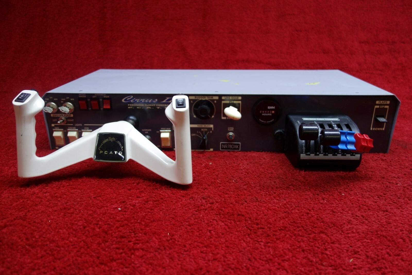 Precision Flight Control Cirrus II Flight Simulator Console | eBay