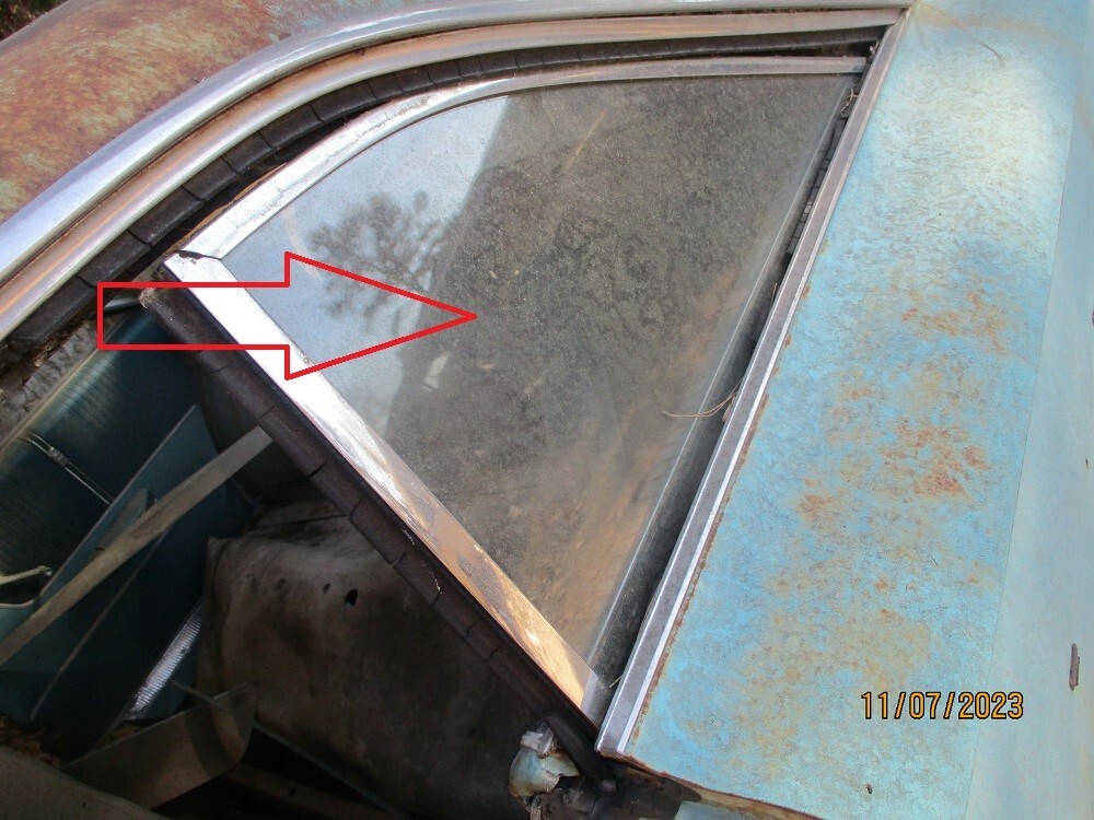 63 64 GALAXIE 2 DOOR FASTBACK LEFT DRIVER QUARTER WINDOW RH FORD | eBay