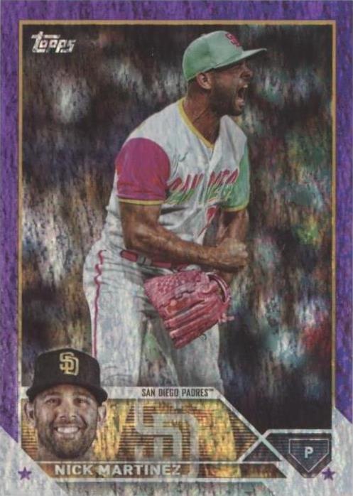 2023 Topps Update Series - Nick Martinez #US10 Purple Foil /799 for ...