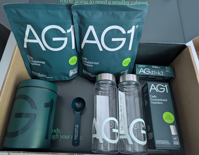 AG1 Next Gen Athletic Greens Kit- 2 AG1 Pouches, Vitamin D3+K2, 5 ...