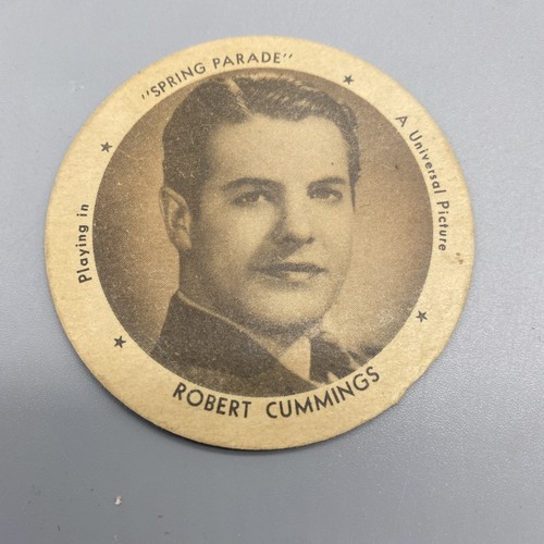 Dixie Lid Movie Stars ROBERT CUMMINGS Playing in SPRING PARADE Sealtest ...