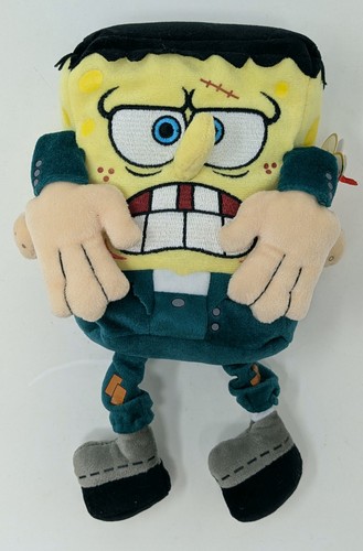 Spongebob Squarepants Ty Beanie Baby Plush Stuffed Animal Toy 8" Vtg ...