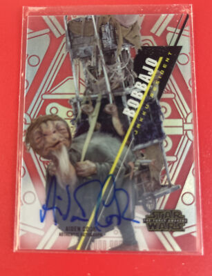Star Wars 2016 Topps High Tek Autograph Auto #SW-61 Aiden Cook as ...