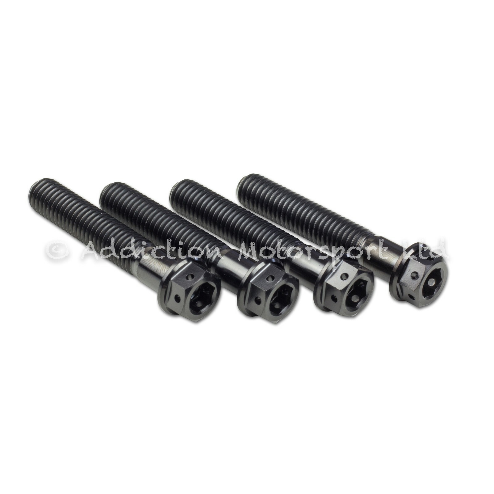 Black Titanium Front Fork Pinch Screws Bolt M8x45mm for Honda CBR1000RR ...