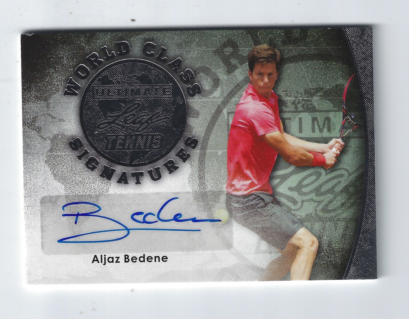 2015 Leaf Ultimate Tennis World Class Autographs Silver Etched Foil # ...