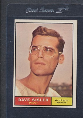 1961 Topps #239 Dave Sisler Senators EX *2997 | eBay