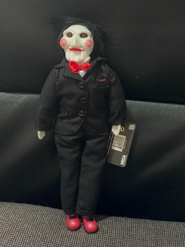 NECA SAW Plush Doll JIGSAW'S PUPPET Billy Doll Figure Black | eBay